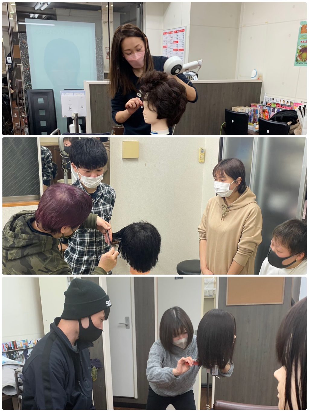 hair Ridge成増店、AN’TIA 川越店のLessonの雰囲気│株式会社Dash採用サイト